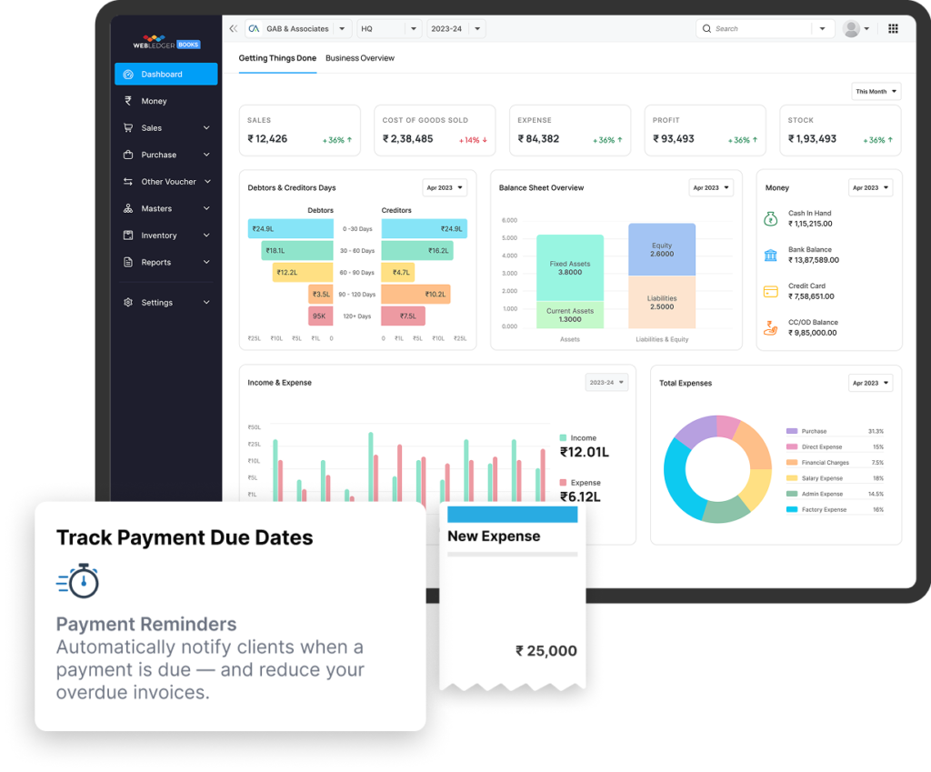 Best Cloud & Online Accounting Software in India | WebLedger